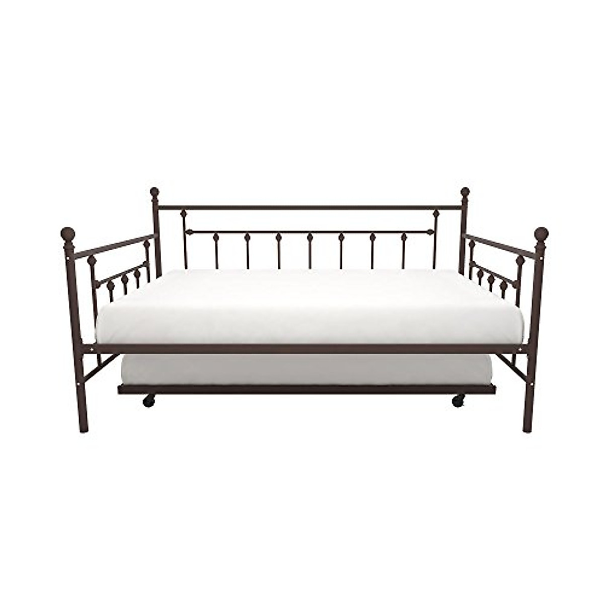 DHP Manila Metal Full Size Daybed and Twin Size Trundle (Bronze)