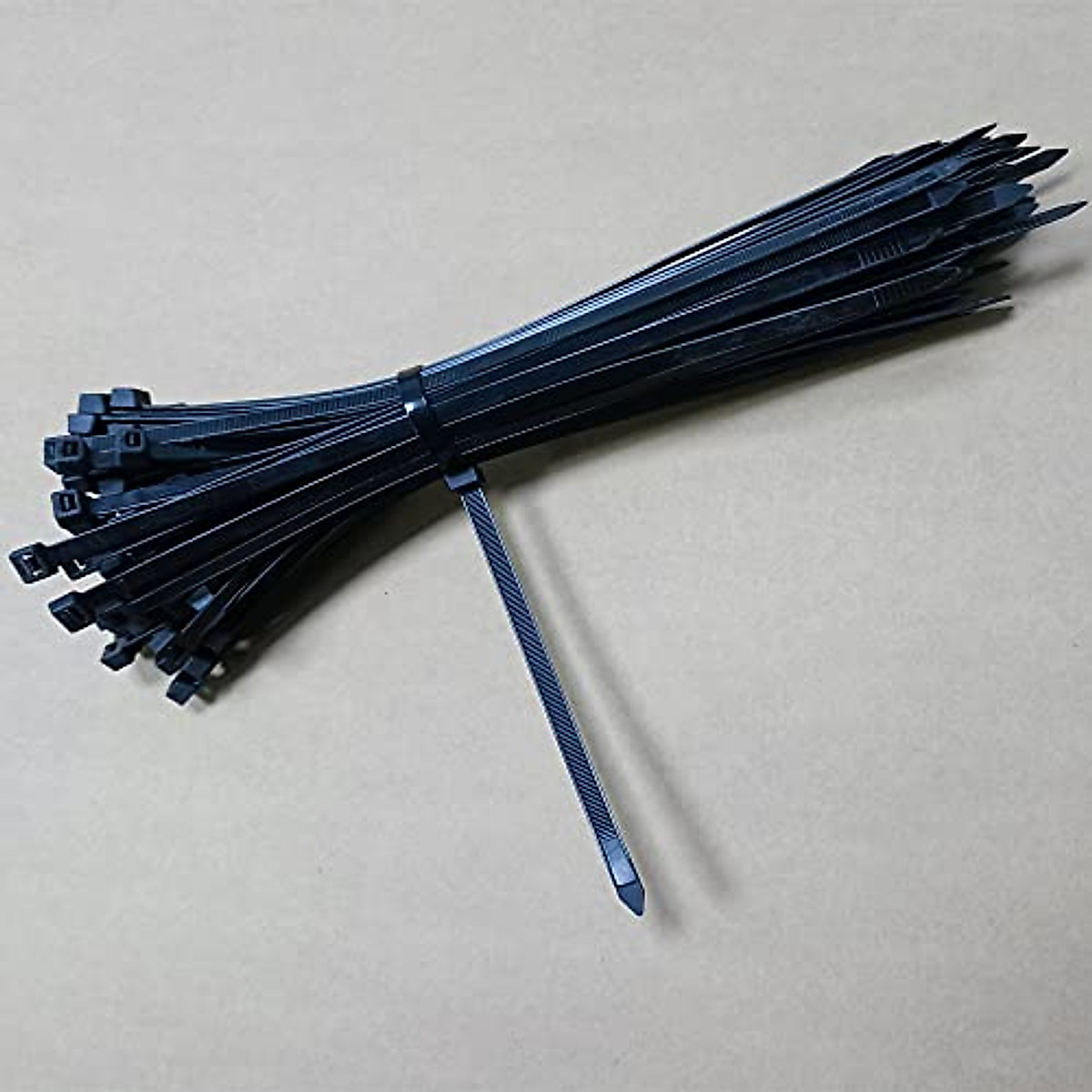 Zip Ties 250 pcs 10 inch Cable Zip Ties Heavy Duty with 50 LBS Tensile Strength, Premium Plastic Wire Ties, UV Resistant Cable Ties, Self-Locking Black Nylon Cable Tie Straps