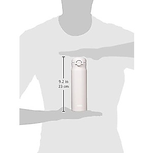 Thermos JNR-501LTD PGG Water Bottle, Vacuum Insulated Travel Mug, 16.9 fl oz (500 ml), Pink Greige