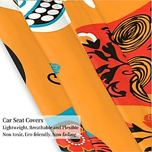 Sugar Skeletons Baby Car Seat Cover for Baby Boys and Girls Breathable Lightweight Carseat Cover Baby Carrier Cover Soft Flexible for Girls Boys