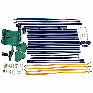 Prime Metal Swing Set Outdoor with Glider, 3 Seats, Durable Steel and Plastic Construction for Kids, Toddlers, Children Easy Assembly