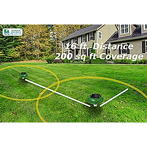 GARDEN SECRETS (2 Pack) Professional Solar Mole & Snake Repellent. Gopher Vole Snake Scorpion etc Deterrent. Keep Underground Creatures Away from Your Property Within 2-4 Weeks. Year Full Warranty!