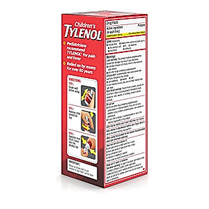 Children's Tylenol Very Berry Strawberry Flavor, 4-Ounce (Pack of 2)