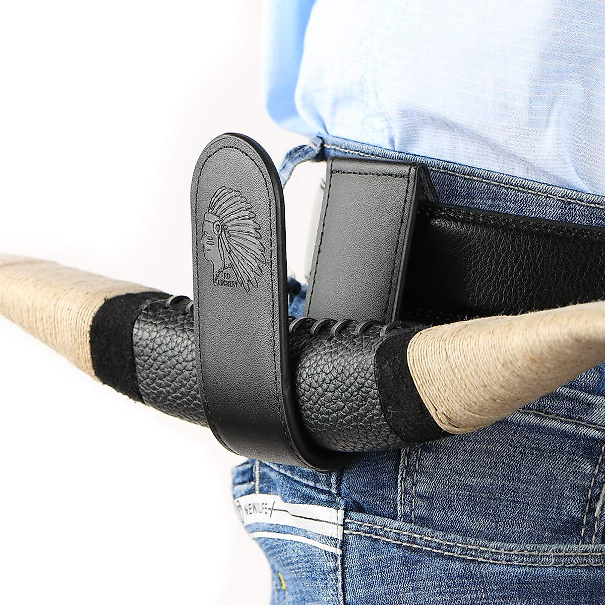 TOPARCHERY Accessories for Archery Belt Bow Holder Bow Hook Bow Stand Recurve Bow Long Bows Hunting