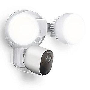Wasserstein 3-in-1 Wired Floodlight, Charger and Mount Compatible with Arlo Pro 3/Pro 4 & Arlo Ultra/Ultra 2-2000 Lumens Floodlight (White) (Arlo Camera NOT Included)