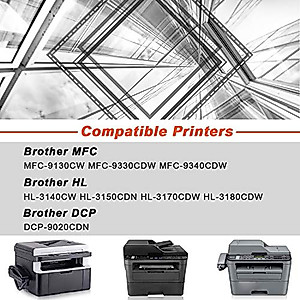 ValueColor Compatible Toner Cartridge Replacement for Brother TN221 Black TN221BK Use with MFC-9130CW HL-3140CW HL-3170CDW HL-3180CDW MFC-9330CDW MFC-9340CDW (2 Black)