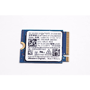 FMB-I Compatible with SDBPTPZ-512G Replacement for Western Digital 512GB NVMe PCIe gen 3x4 SSD Drive I7620-5624SLV-PUS