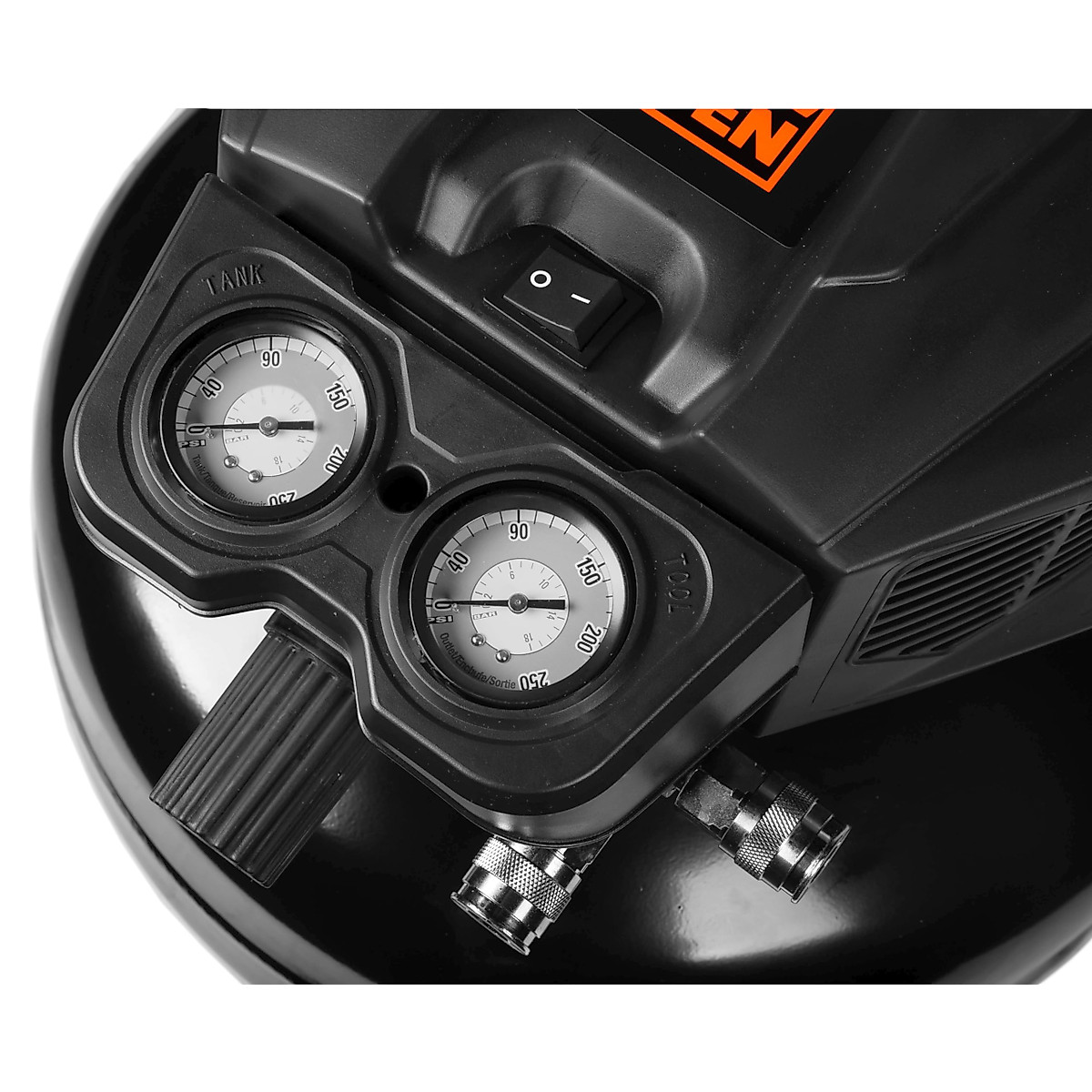 WEN Air Compressor, 6-Gallon, Oil-Free, Pancake Style (AP6092)