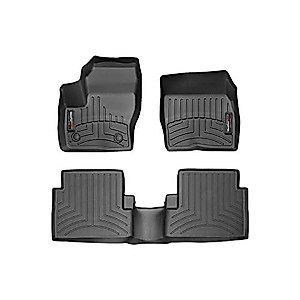 WeatherTech Custom Fit FloorLiners for Ford Escape - 1st & 2nd Row (444591-449692), Black