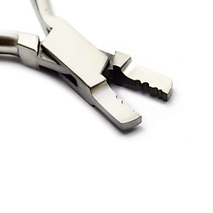 MEDSPO Professional Dental Pliers | Orthodontic Braces Arch Forming Hard Wire TC | Utility Pliers | Dental Wire Bending Cutter Lab New (Lingual Archwire forming Plier)