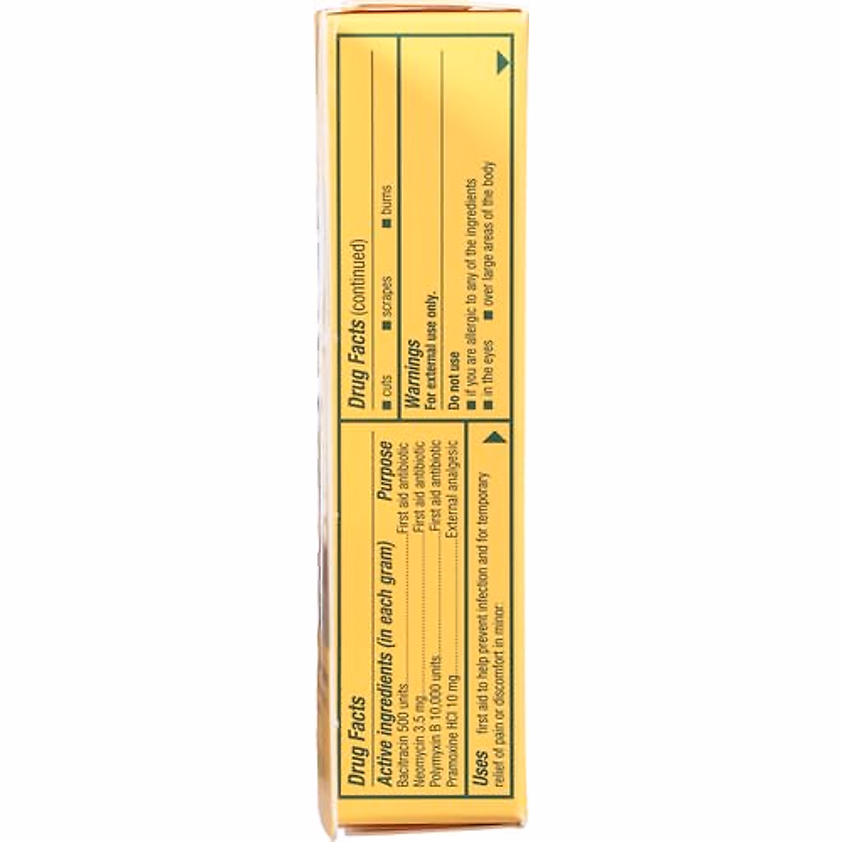 Neosporin Antibiotic Pain-Relieving, Anti-Itch, & Scar Appearance Minimizer Ointment with Neomycin & Bacitracin Zinc, 24-Hour Infection Protection for Minor Cuts, Scrapes & Burns,.5 oz