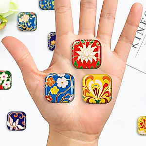 MORCART 30 Pcs Magnets for Fridge – Decorative Magnets for Refrigerator – Cute Locker Magnets,Adult Office and Kitchen Fridge Magnets,School Whiteboard Blackboard Magnets Stamping Flowers Art Gift