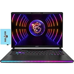 MSI Raider 16.0" WUXGA 144Hz Gaming Laptop (Intel i9-13950HX, 32GB DDR5, 1TB PCIe SSD, GeForce RTX 4060 8GB w/Dynamic Boost, RGB KYB, WiFi 6E, BT 5.3, Thunderbolt 4, Win10P) w/Hub