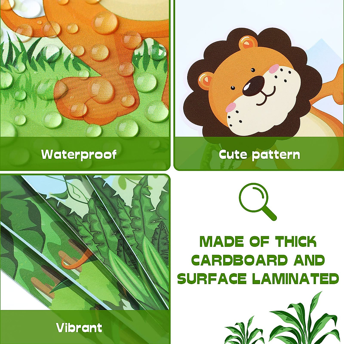 Jungle Safari Birthday Decorations Jungle Theme Popcorn Boxes Animal Popcorn Treat Boxes Popcorn Containers Jungle Theme Party Decoration Supplies Animal Party Baby Shower Favors Set of 24