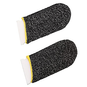 Jopwkuin Game Control Sleeves, Durable Lightweight and Portable Game Finger Sleeves for Family for Mobile Game