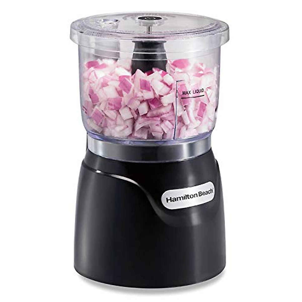 Hamilton Beach Electric Vegetable Chopper & Mini Food Processor, 3-Cup, 350 Watts & Fresh Grind Electric Coffee Grinder