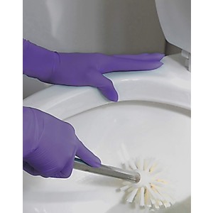 HALYARD Purple Nitrile MAX Exam Gloves, Textured Palm/Fingertips, Powder-Free, 11.8 mil, Extended 16" Cuff, Purple, X-Large, 44995 (Case of 400)