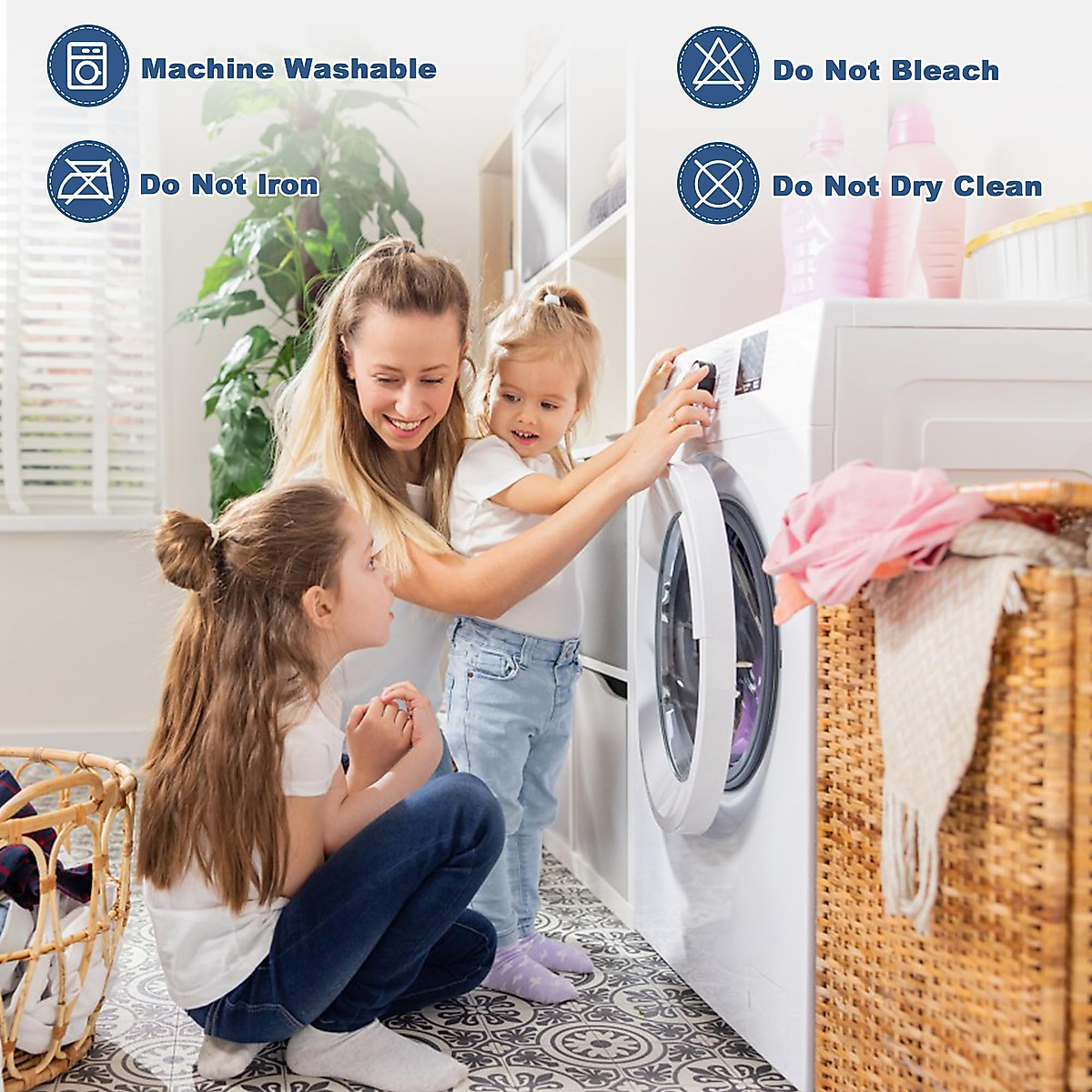 GRT Full Size Quilted Fitted Mattress Pad, 100% Waterproof Breathable Mattress Protector, Noiseless Hollow Cotton Mattress Topper, fits up to 18" Deep, Dust Proof