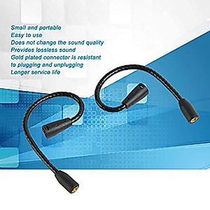MMCX Adapter Cable, MMCX Gold Plated Connector to IE80 Adapter Cable Lossless Sound for IE8i to IE80