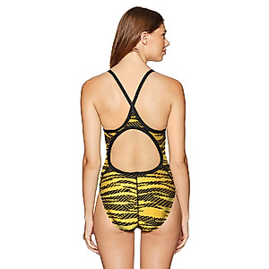 TYR Womens Crypsis Daimondfit, Black Gold, 30