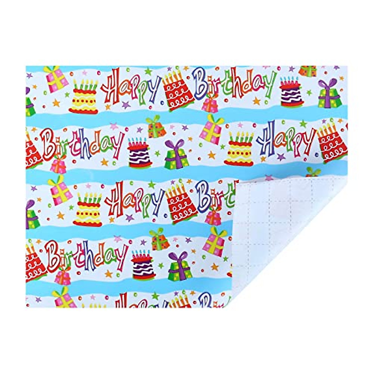 Birthday Wrap Wrapping Paper for Boys Girls Adults Cartoon Coated Paper Sheet Happy Birthday Gift for Kids Holiday Decoration 6 Cute & Funny Different Designs 27.56 x 19.69 Inch (6 PC)