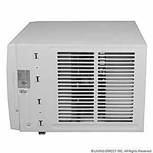 Koldfront WAC8001W 8,000 BTU Window Air Conditioner with 3,500 BTU Heater and Remote
