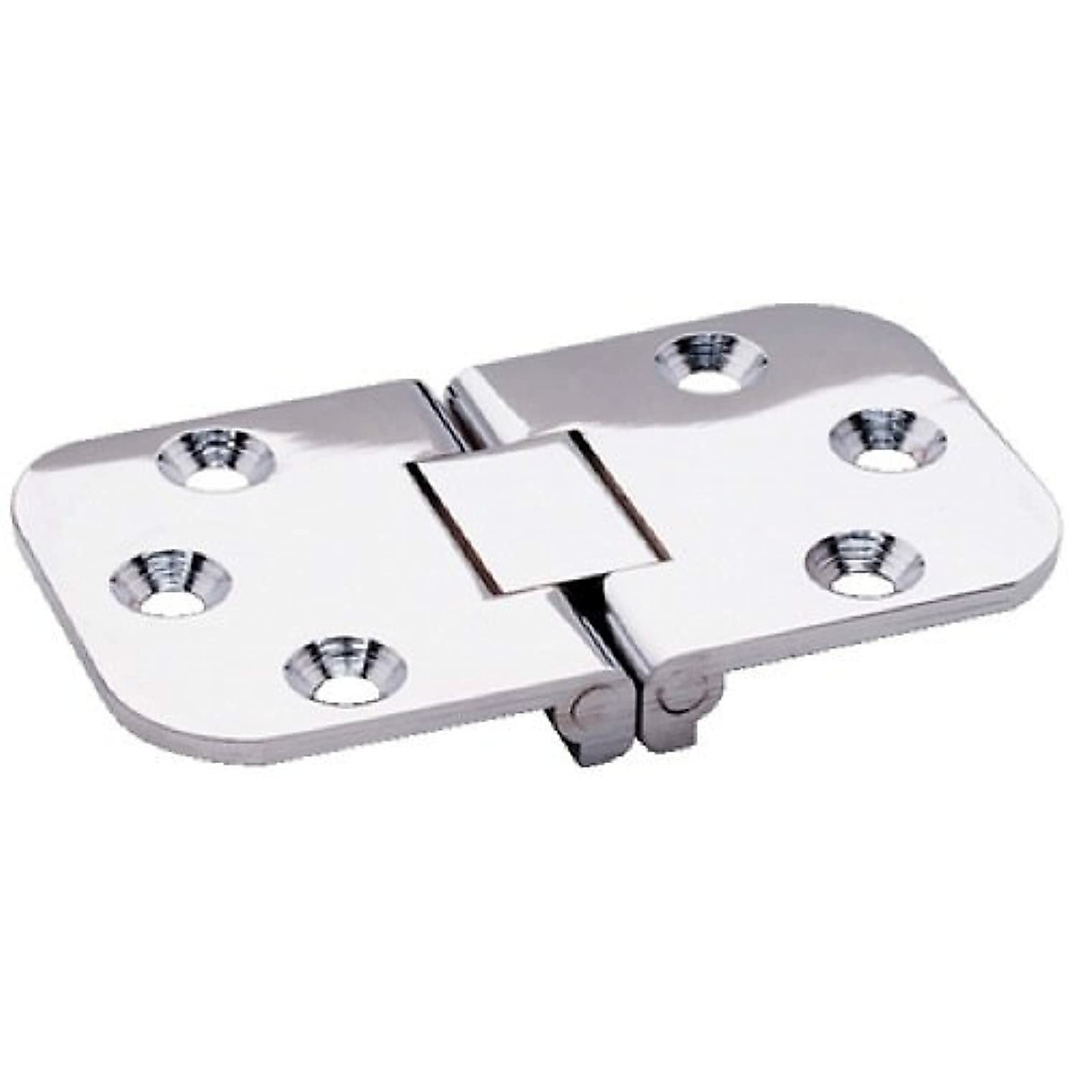 attwood Square End Hinge 2-Pin Flush ATTWOOD Corp 2-Pin Flush Stamped Stainless Steel