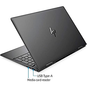 HP Envy x360 2-in-1 Touch Laptop, 15.6inch FHD IPS 400nits 100% sRGB Display, 8-Cores Ryzen 7 5700U(> i5-1135G7), 14 hr Battery Life, Webcam,Wi-Fi 6, Fingerprint (32GB RAM | 1TB PCIe SSD) Black