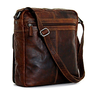 Voyager Large Crossbody Bag #7205 (Brown)