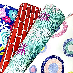 Birthday Wrapping Paper Sets - Happy Birthday Gift Wrapping Paper for Kids, Boys, Girls, Adults, Includes 4 Styles Mixed Gift Wrap Papers, for Gifts Box Wrapping Paper Roll | 20 x 29inch