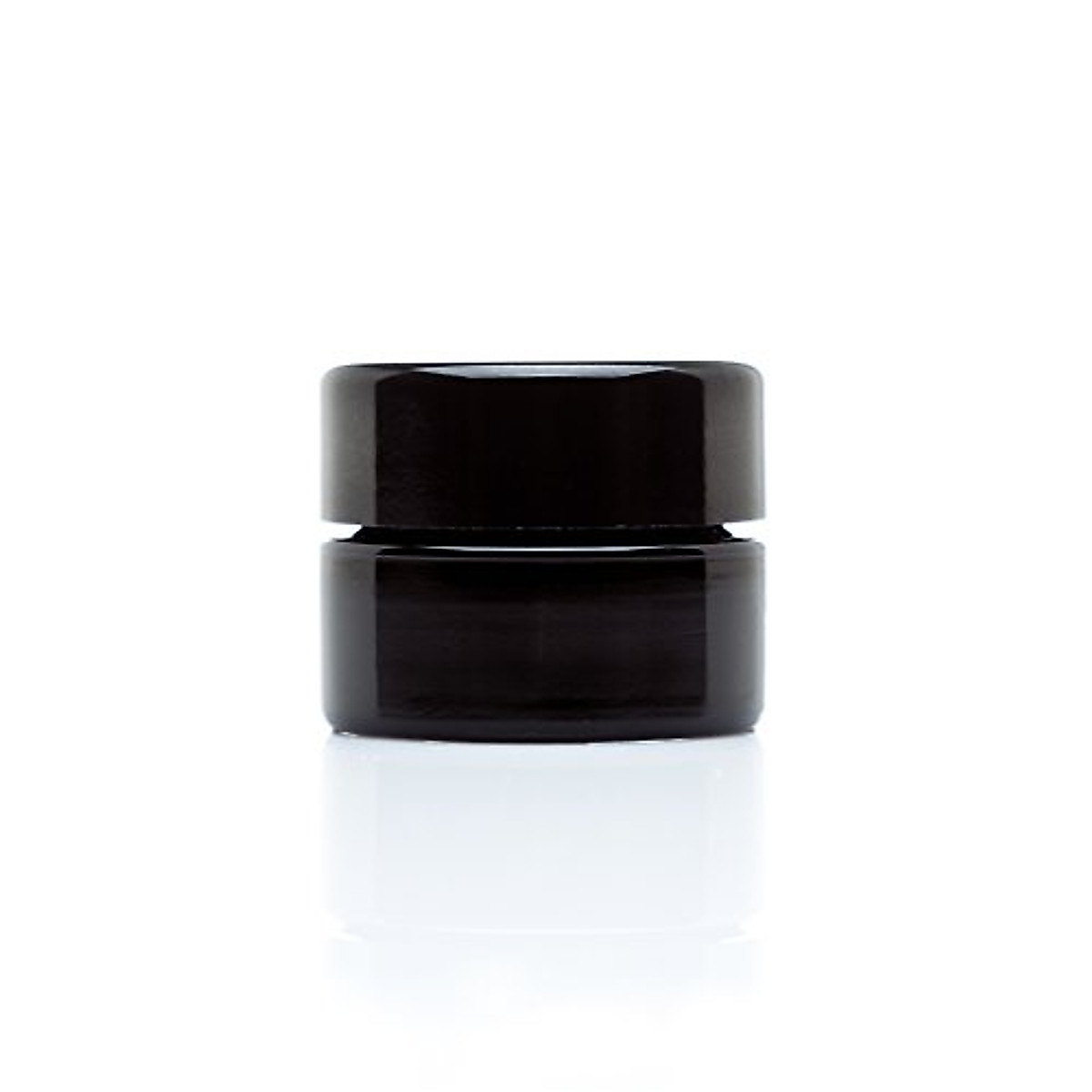 Infinity Jars 5 Ml (.17 fl oz) Palm Size Black Ultraviolet Glass Screwtop Jar 3-Pack