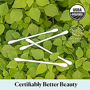 Sky Organics Organnic Cotton Swabs for Sensitive Skin, 100% Pure GOTS Certified Organic for Beauty & Personal Care, 500 ct.