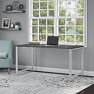 Bush Business Furniture 400 Series Table Desk with Metal Legs, 60W x 30D, Storm Gray