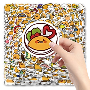 Gudetama Stickers 210pcs Japanese Lazy Egg Stickers Stickers,for Water Bottle,Laptop,Luggage，Phone,Skateboard Stickers for Teens Girls Kids Vinyl Stickers