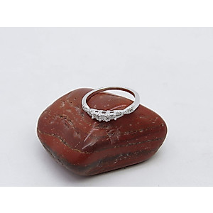 Dazzlingrock Collection 0.10 Carat (Cttw) 10k Round Diamond Women Crossover Swirl 3 Stone Engagement Ring 1/10 CT, White Gold, Size 7.5