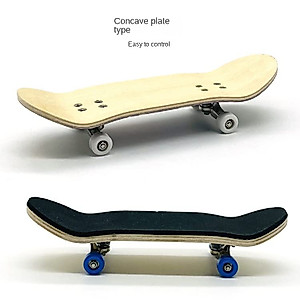 Maple Wooden Finger Skateboard, Professional Fingerboards Wheels with Bearings, Mini Fingerboard Finger Toy for Adults and Kids (AA6)