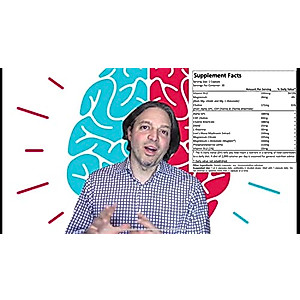 All-in-One Nootropic Memory Capsules with Magtein, Choline, PS, B12, Lion's Mane, and L-theanine