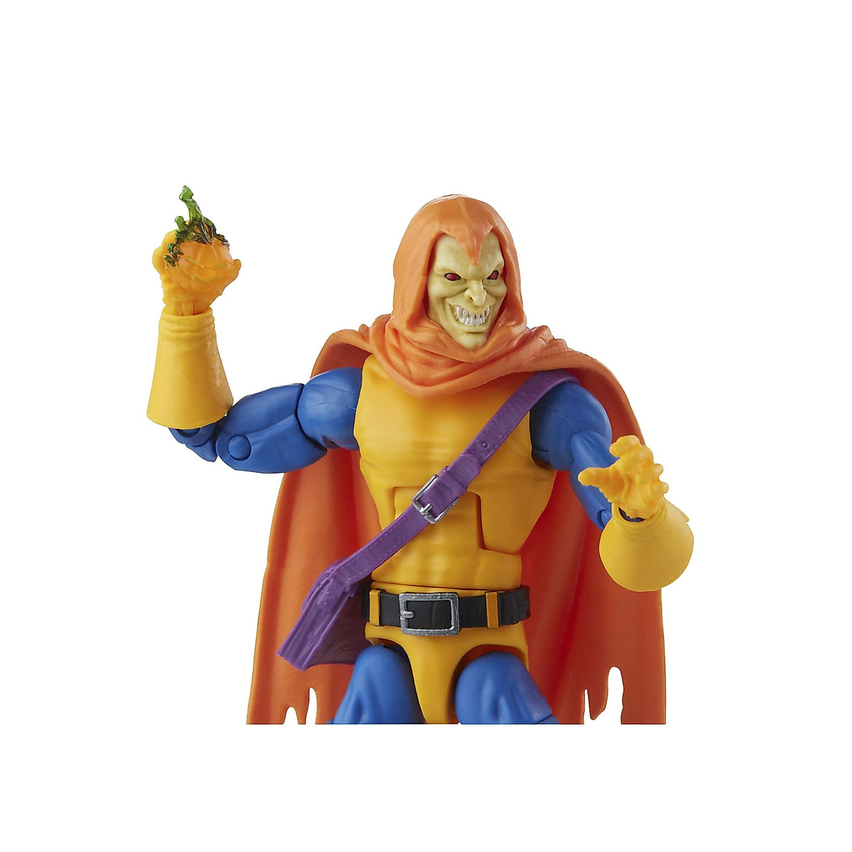 Spider-Man Marvel Legends Series 6-inch Hobgoblin Action Figure Toy, Toy Biz Inspired Design, includes 3 Accessories: Glider, Pumpkin Bomb, Satchel