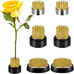 WILLBOND 3 Pieces Flower Holder Round Flower Arranger Flower Fixed Tools Japanese Flower Holder Floral Arrangement Pin Holder for Flower Arrangement, 0.91 Inch, 1.02 Inch, 1.3 Inch