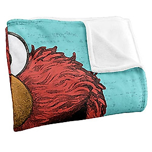 Sesame Street Elmo Painted Officially Licensed Silky Touch Super Soft Throw Blanket 36" x 58"
