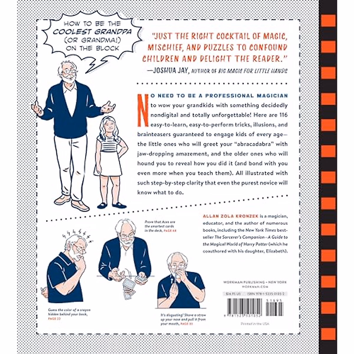 Grandpa Magic: 116 Easy Tricks, Amazing Brainteasers, and Simple Stunts to Wow the Grandkids