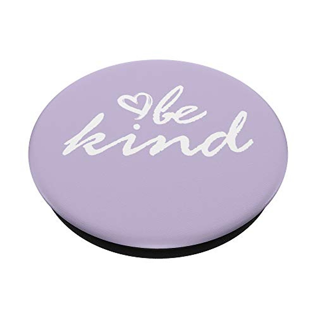 White Be Kind Light Pastel Purple PopSockets Swappable PopGrip