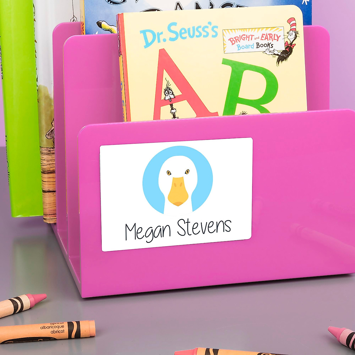Avery Flexible Name Tag Stickers, White Rectangle Labels, 400 Removable Name Badges, 2-1/3" x 3-3/8" (5395)