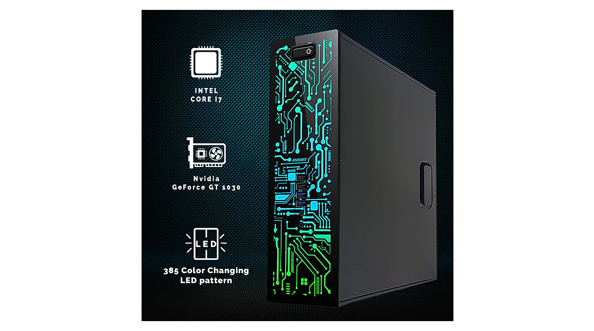 TechMagnet Gaming Desktop PC with Intel i7 & RGB Lighting - Powerful ...