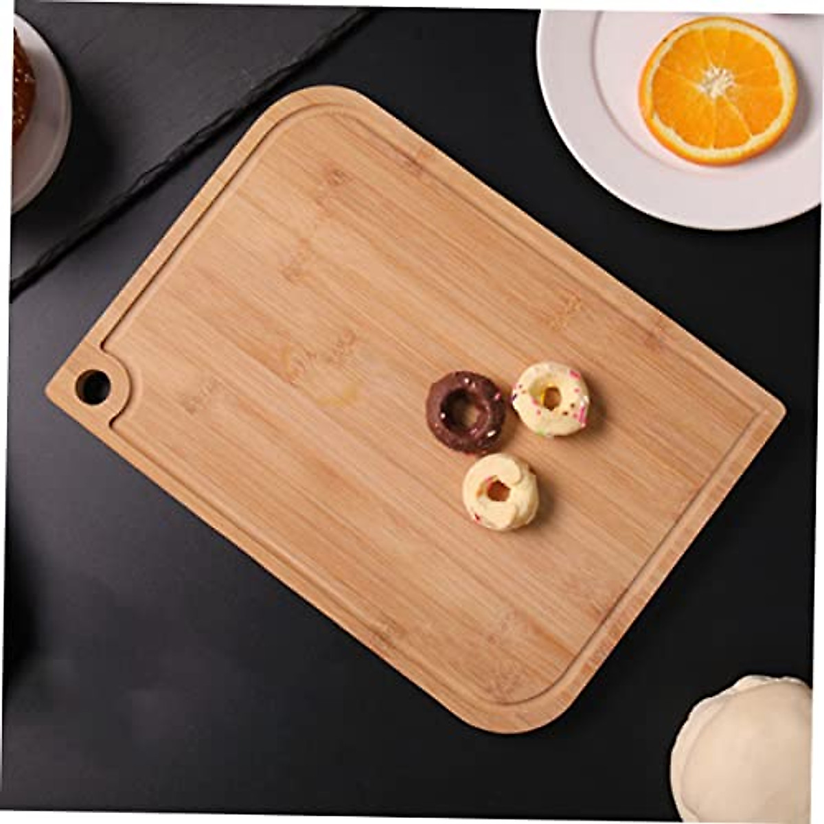 UPKOCH 1pc Cutting Board Wooden Cutting Boards Fruit Trays Fruit Platter Wood Chopping Mats Veggie Tray Vegetable Cutting Wood Pastry Mat Chopping Board Kneading Board Complementary Food