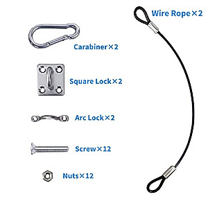 YeeBeny Trash Can Lid Lock, Metal Universal Lid Lock for Outdoor Garbage Cans, Prevent Garbage from Spilling, (2 Pack)