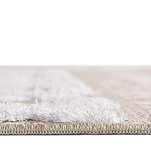 Unique Loom Sabrina Soto Casa Collection Modern Geometric Beige Runner Rug (2' 3 x 6' 0)