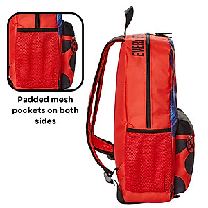 Miraculous Ladybug Backpack for Girls, 16 inch, Red