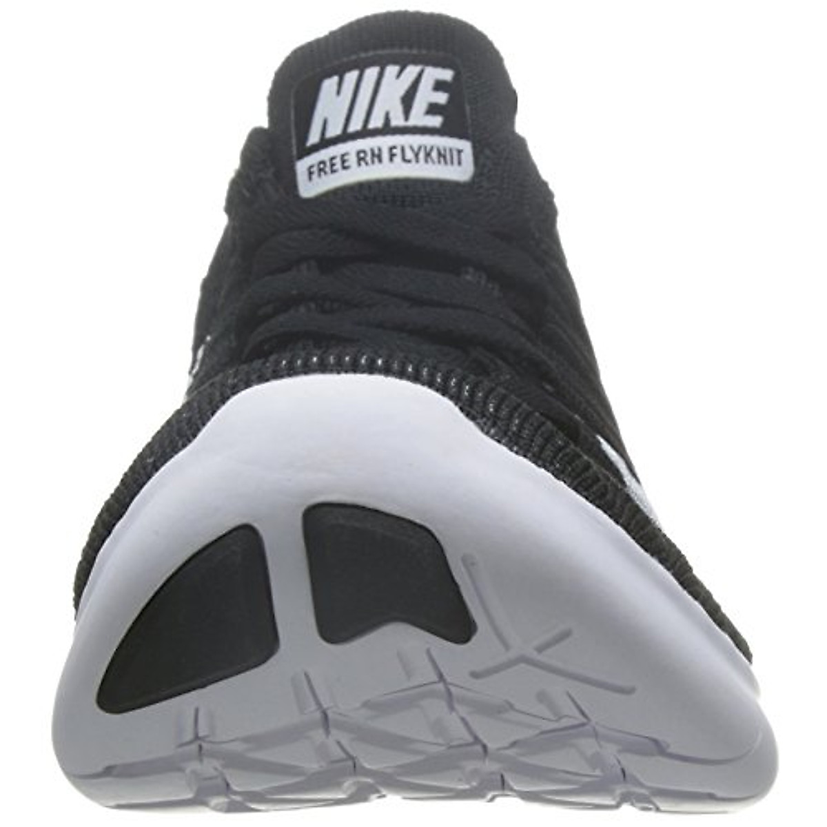 Nike Women's Free Running Motion Flyknit Shoes, Black/White - 9.5 B(M) US