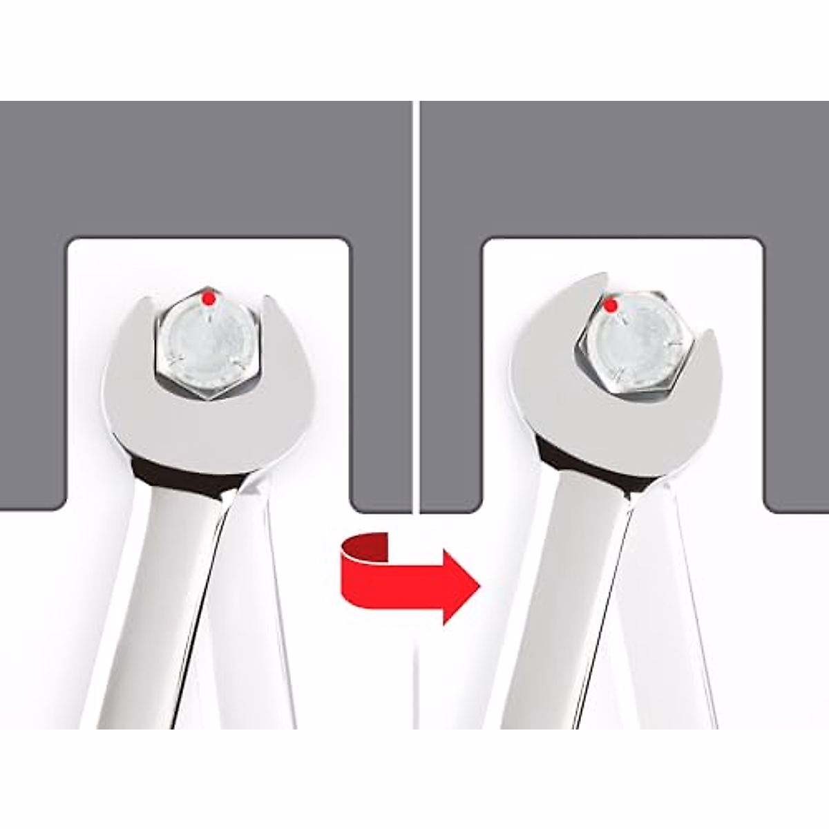 TEKTON 1/2 Inch Ratcheting Combination Wrench | WRN53010